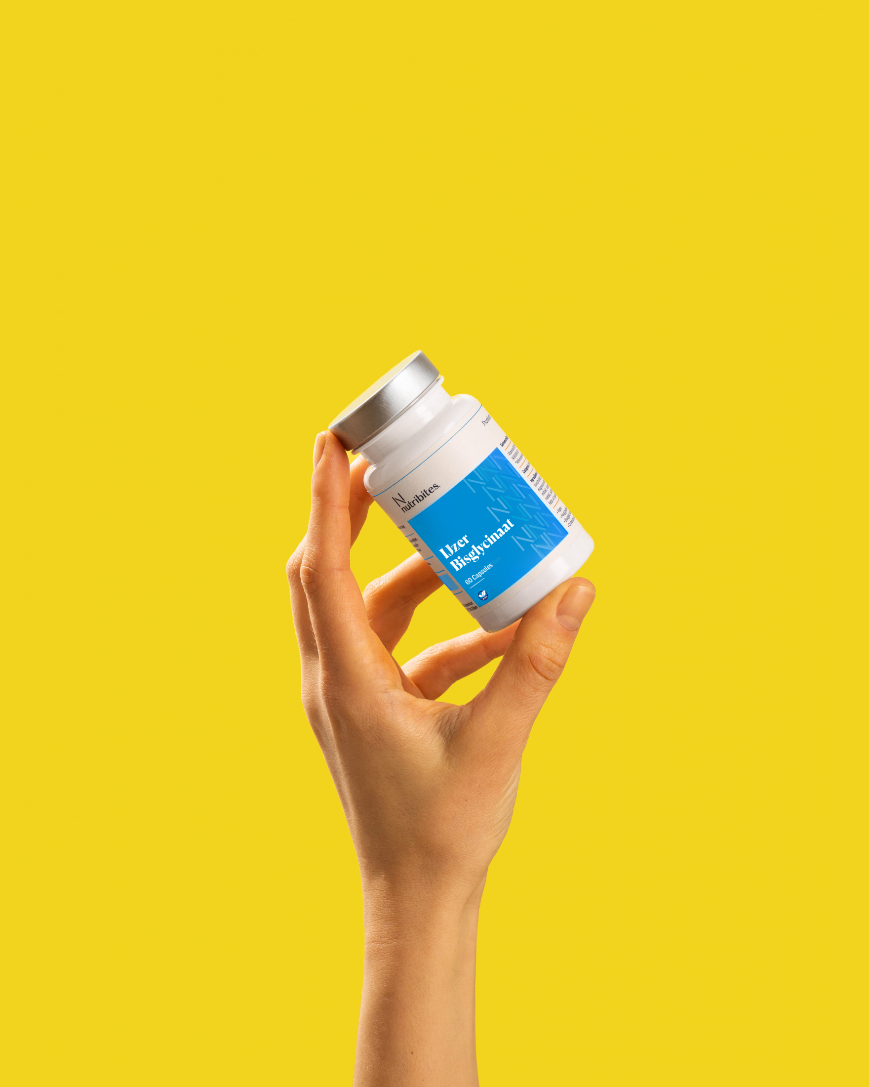 IJzer Bisglycinaat - 60 capsules - 20 mg - 100% zuiver